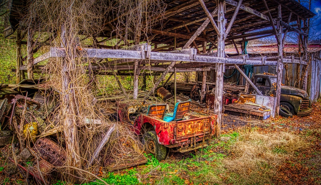 Willys GP Prints, Rustic Country, Backwoods, Southern Charm, Abandoned ...