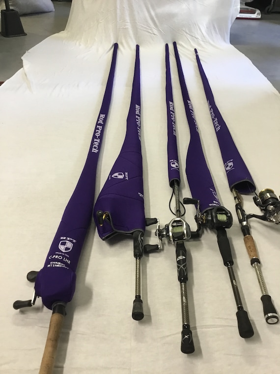 Bait Casting Rod Sleeve Bait Casting Rod Sock With Integrated - Etsy