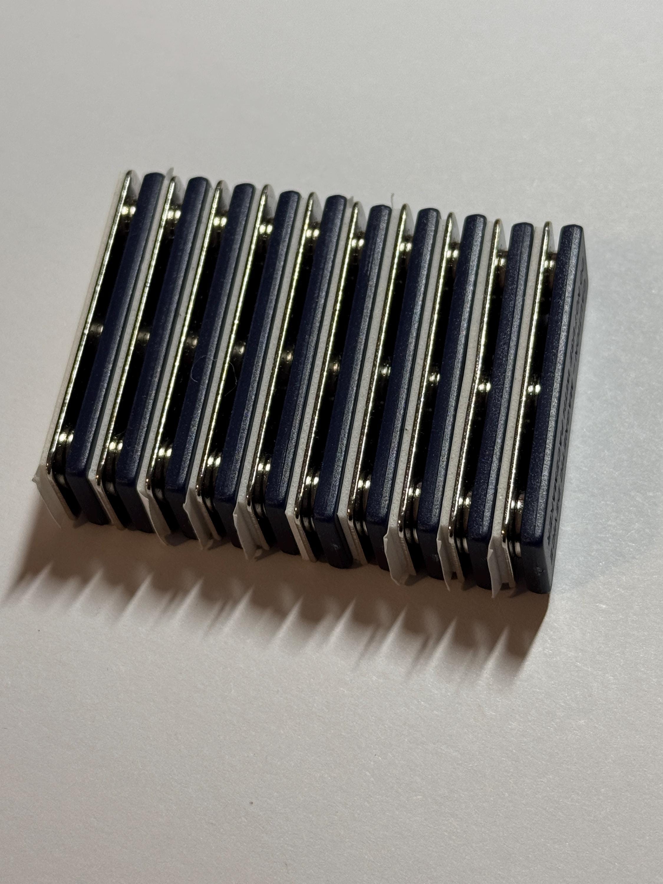 Extra Strong Magnet for Name Badges | 1/2" X 1-3/4" Blue Adhesive ...
