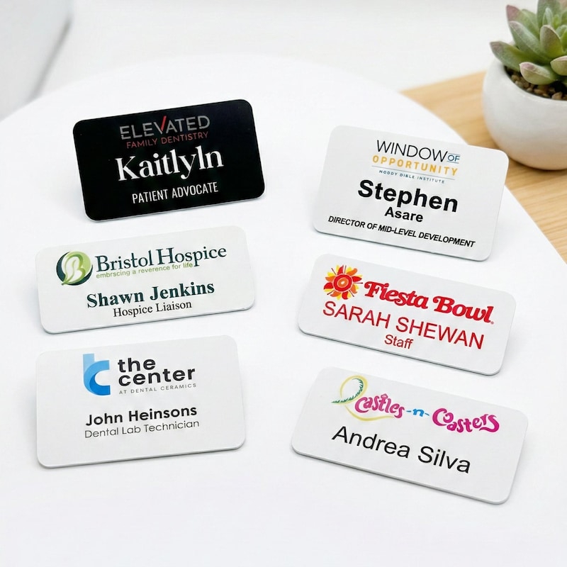 Custom Magnetic Name Tags - Etsy