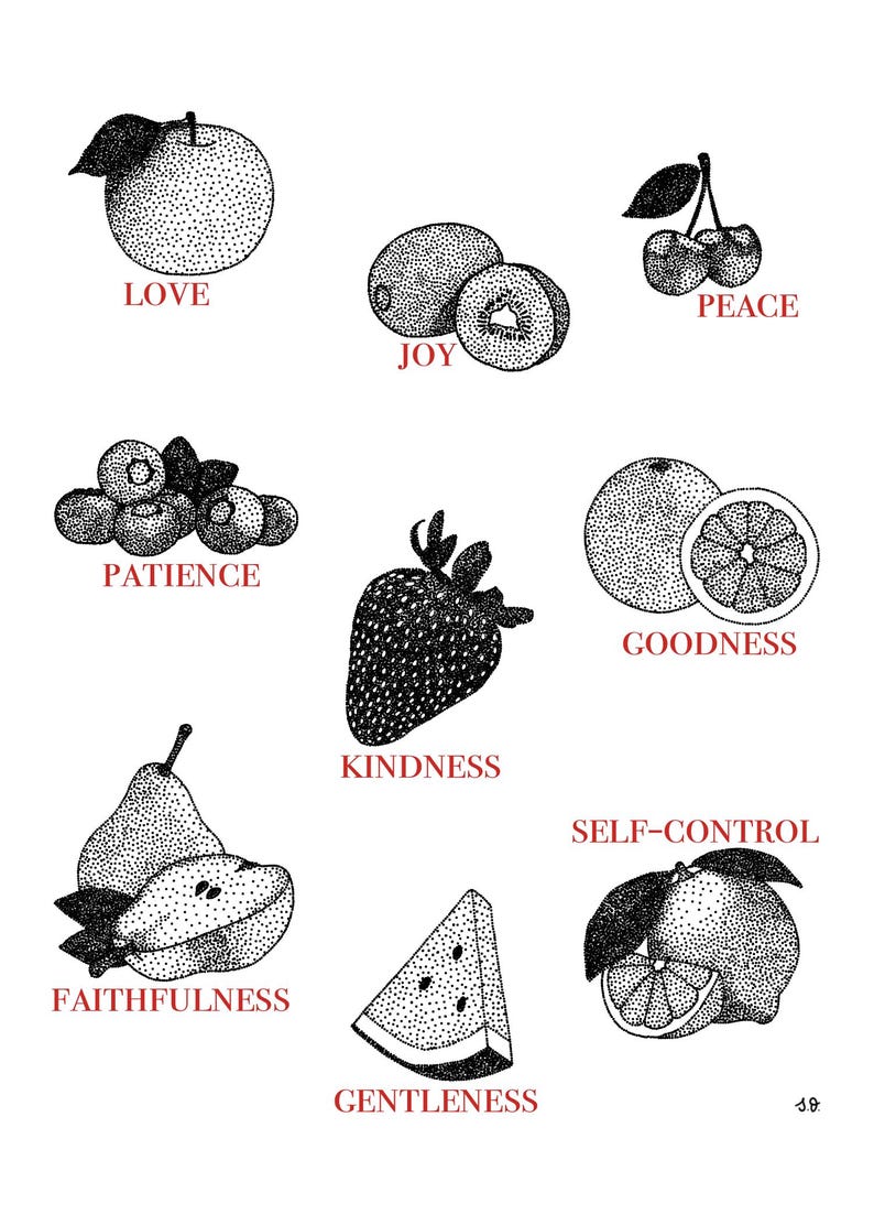 Fruit of the Spirit - Etsy