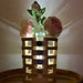 Jenga Mirrored Lamp / Vase Set- W/ LED Remote - Etsy