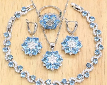 Blue Prom Jewelry - Etsy