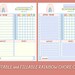 DIGITAL PRINTABLE FILLABLE Responsibility Chart | Chore Chart | Rainbow ...