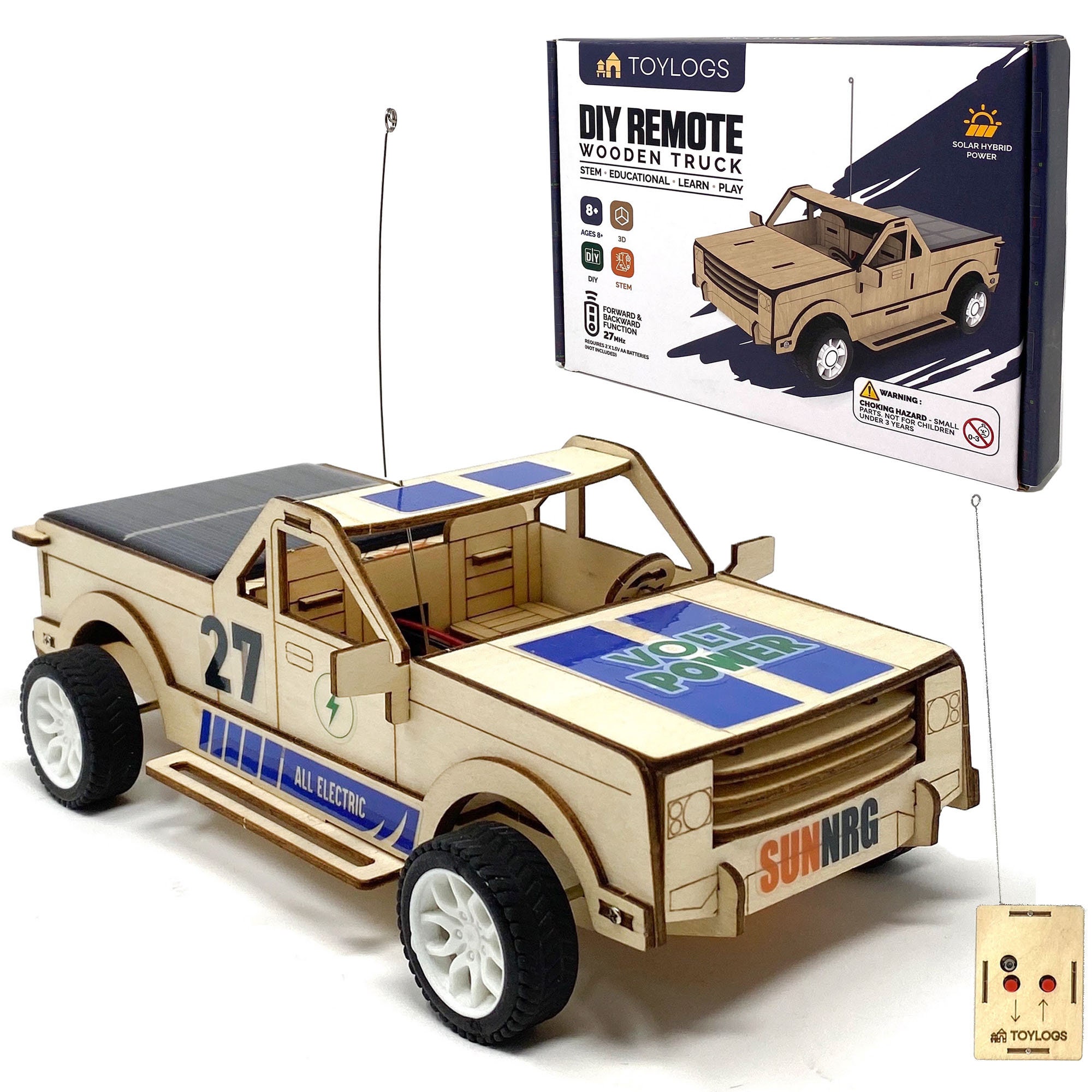 Hybrid Wooden RC Solar Car Model Kit DIY 3D Puzzle Toy with Remote Control Solar Power Panel STEM Gift for Boys and Girls Etsy