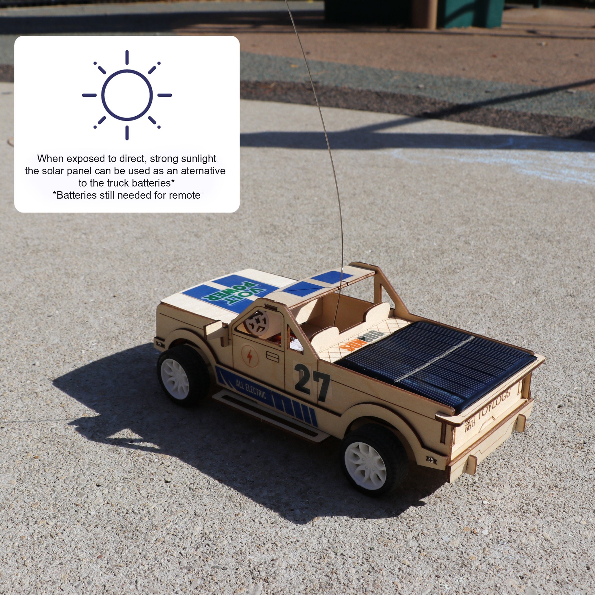 DIY Wooden RC Truck Model Kit: Solar STEM Toy With Remote - Etsy
