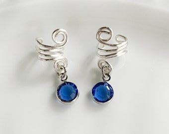 Blue Ear Cuff - Etsy