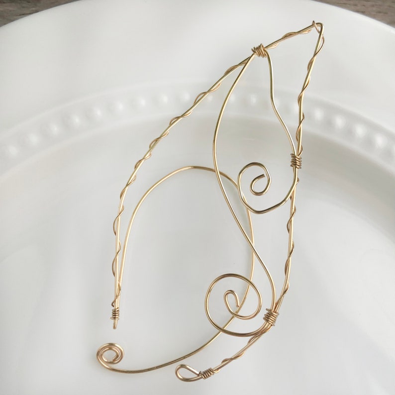 Elf Ear Cuffs Wire Ear Wraps Mystical Elf Ears - Etsy