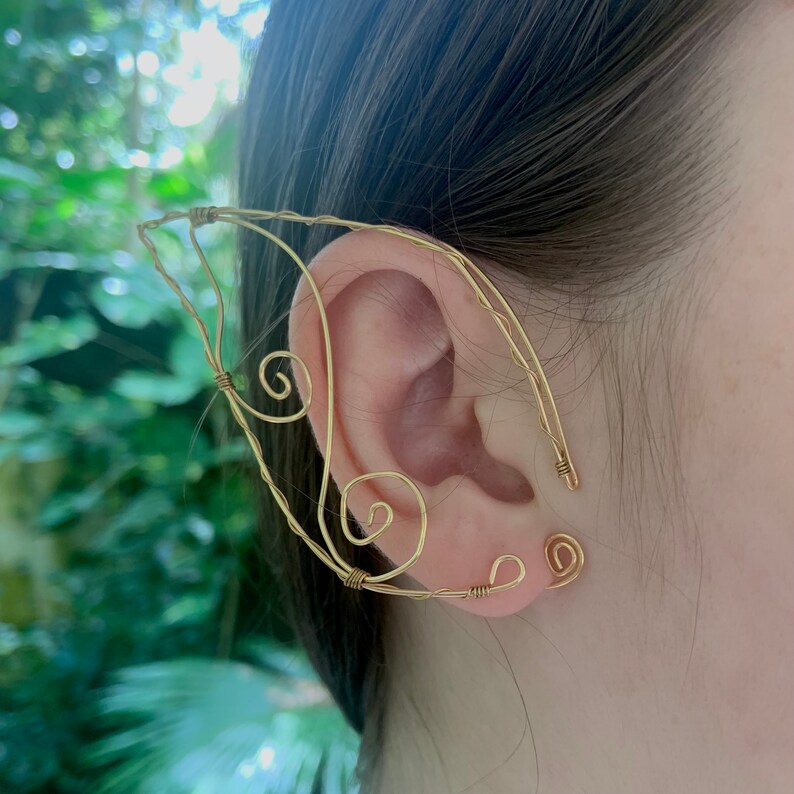 Elf Ear Cuffs Wire Ear Wraps Mystical Elf Ears - Etsy