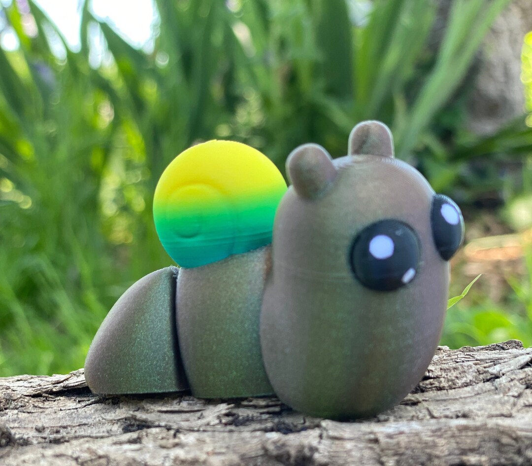 3D Printed Mini Snail Figure Toy Sensory Fidget - Etsy