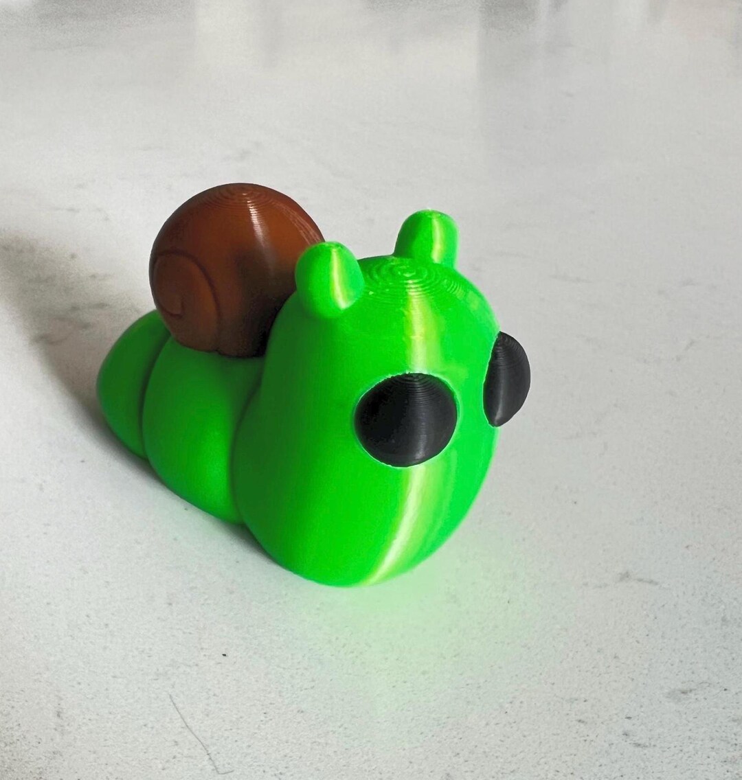 3D Printed Mini Snail Figure Toy – Sensory Fidget - Etsy