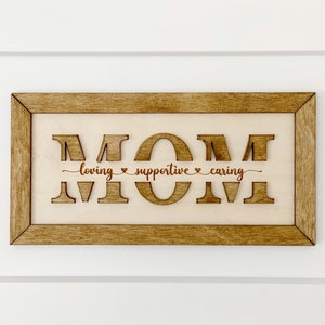Inspirational Mom Sign | Glowforge File | SVG Laser Cut File | Gift for ...