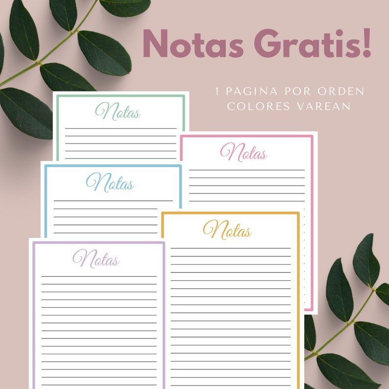 Spanish Weekly Printable Planner-planificador En - Etsy