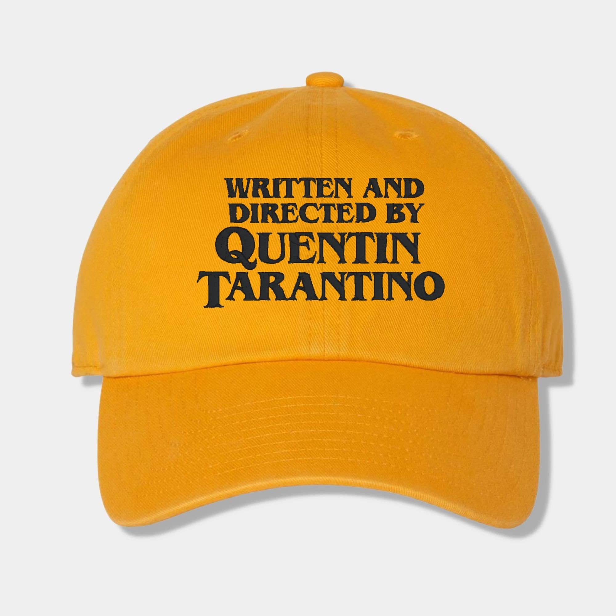 Quentin Tarantino Hat, Custom Embroidered, Personalized Baseball Cap ...