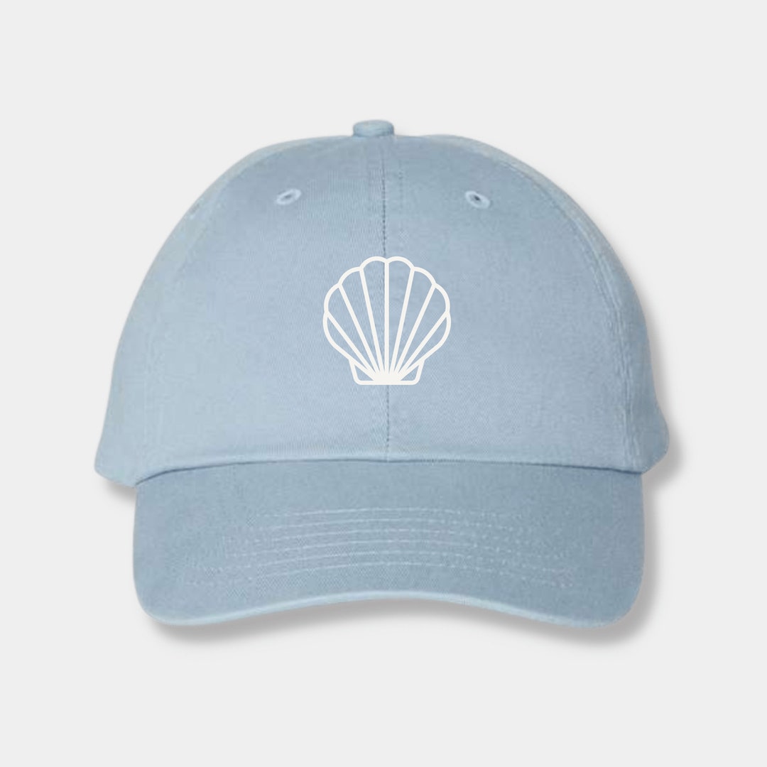 Seashell Hat, Custom Embroidered Baseball Cap for Beach Vacations, Moms ...