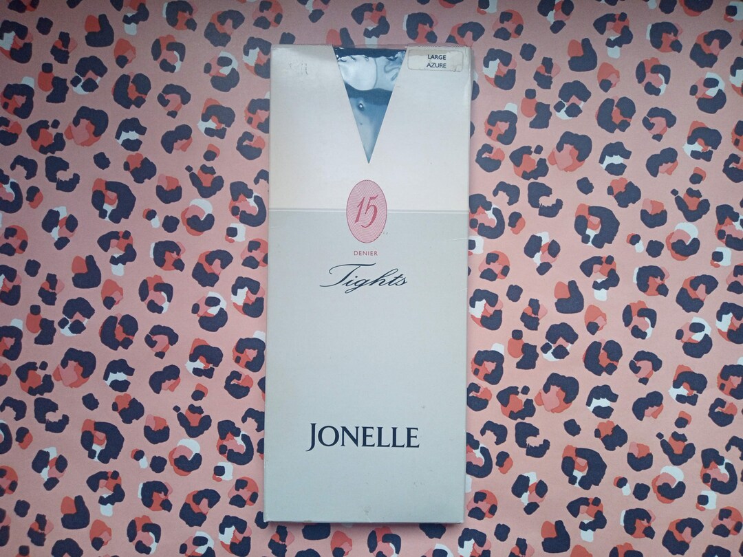 Vintage Jonelle by John Lewis Tights Colour peacock Blue Size Medium 15 Denier 100% Nylon Made ...
