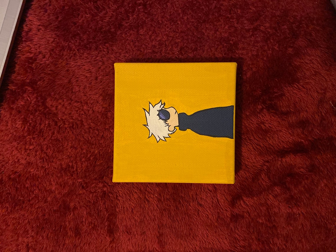 Anime Paintings, Handmade Stretched Acrylic Canvas Paintings Varnished ...