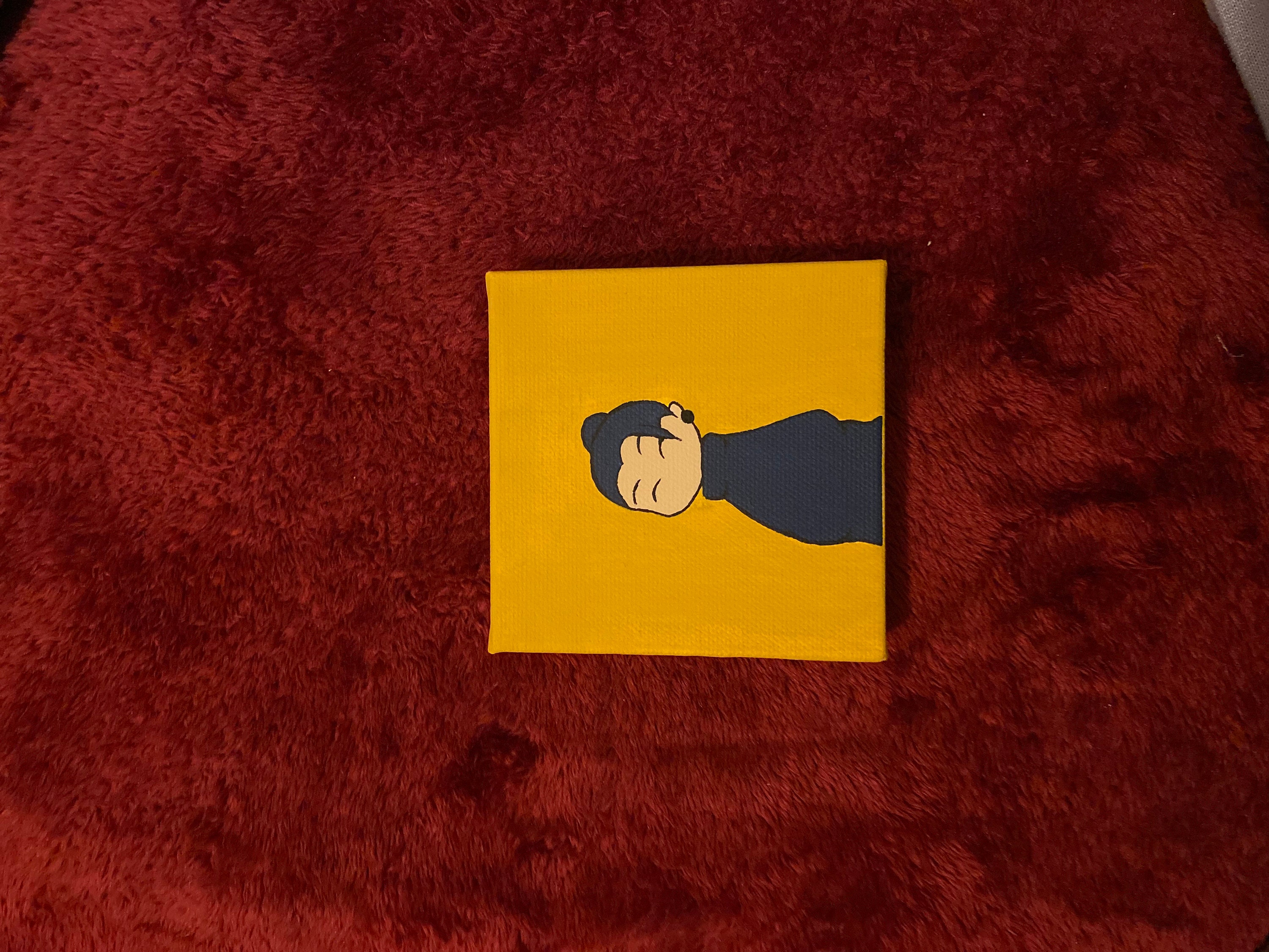 Anime Paintings, Handmade Stretched Acrylic Canvas Paintings Varnished ...