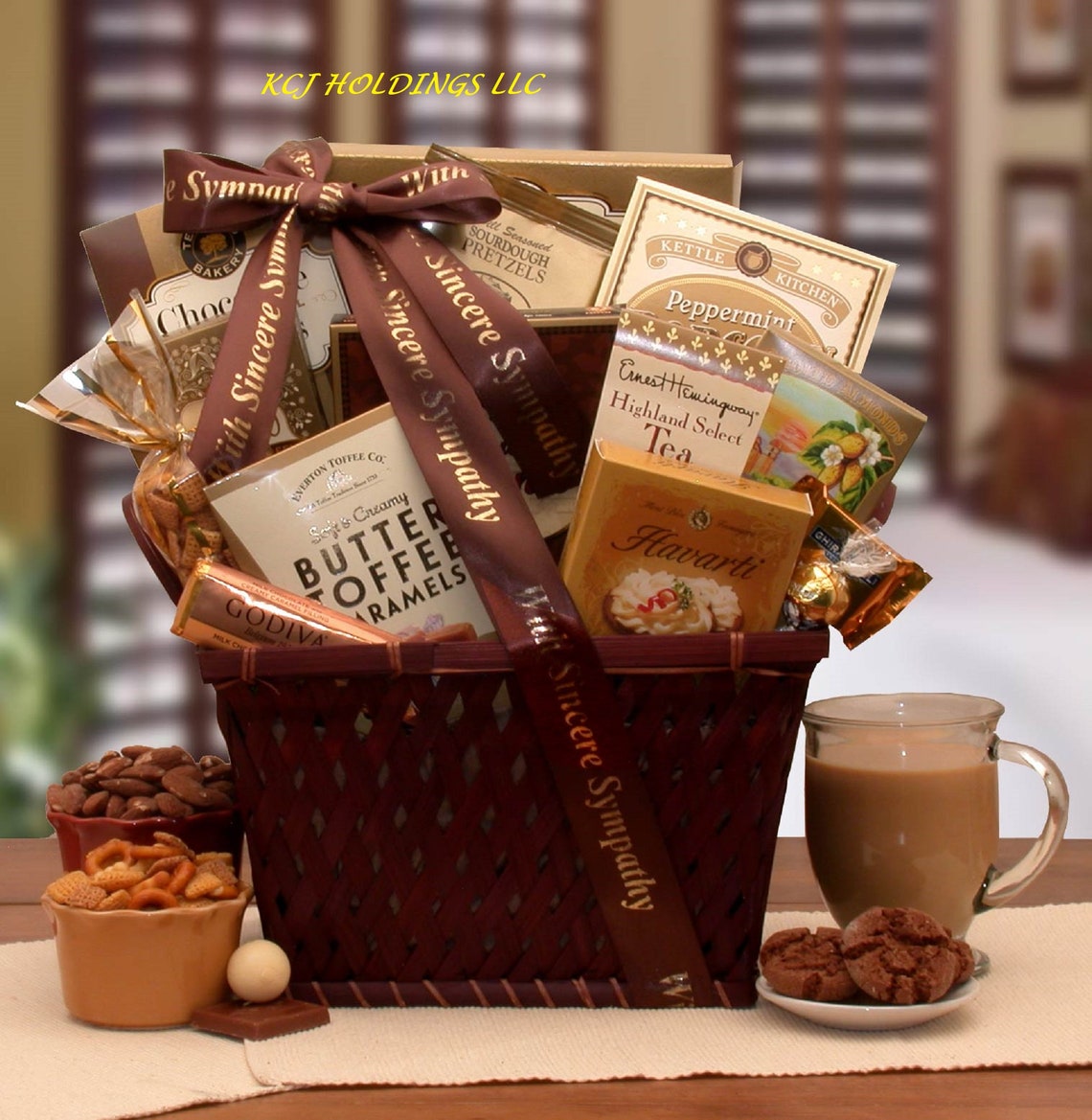 Sending Our Prayers Sympathy Gift Basket, Grief Gift Basket, Sympathy ...