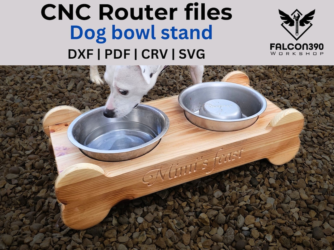 CNC Router Project Files. Dog Bowl Stand, Dog Food Stand, Cat Bowl ...