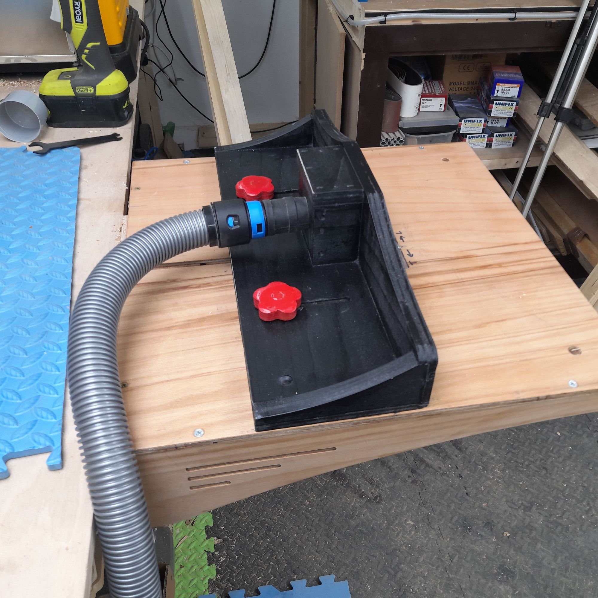 Router Table With Fence and Dust Collection CNC Router CAD File (DXF ...