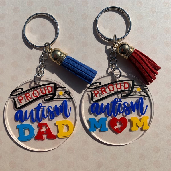 Autism Key Chain - Etsy