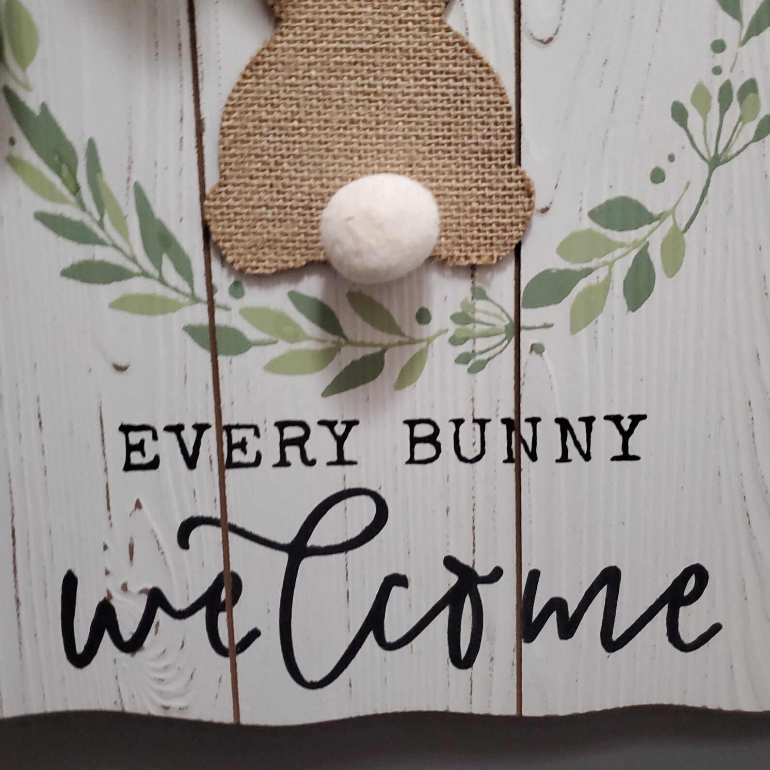 Every Bunny Welcome....easter Bunny....wooden Bunny Door Hanger...bunny ...