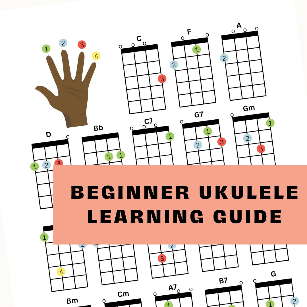 Beginner Ukulele Chords, Ukulele Learning Guide, Easy Ukulele Chords ...
