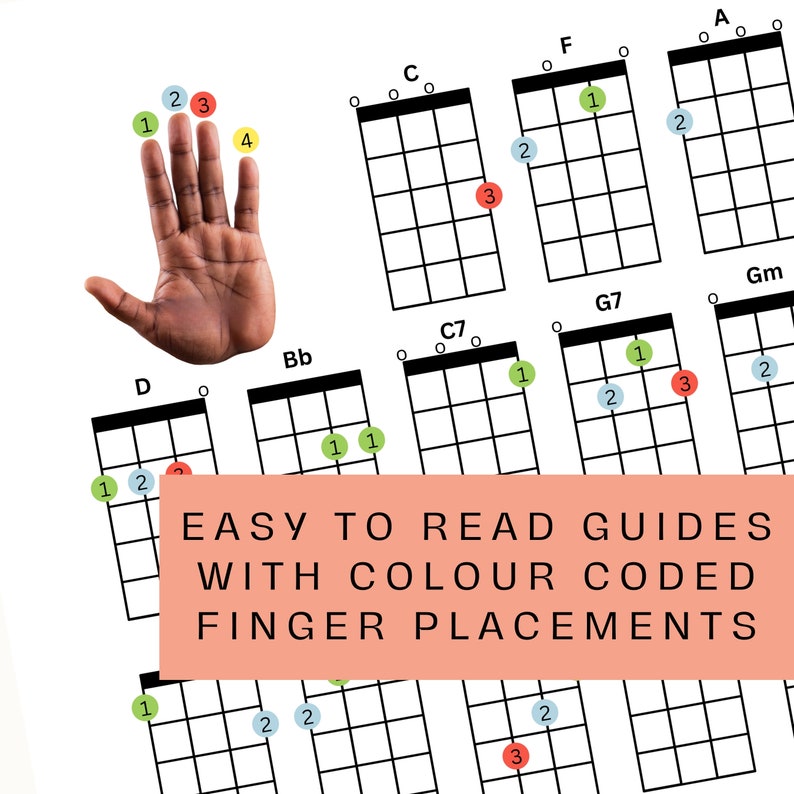 Beginner Ukulele Chords, Ukulele Learning Guide, Easy Ukulele Chords ...