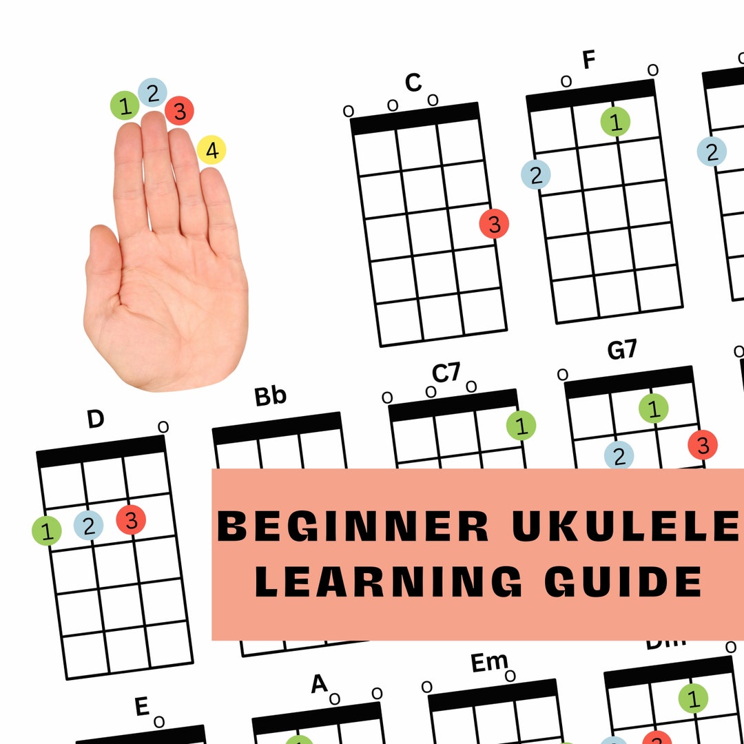 Beginner Ukulele Chords, Ukulele Learning Guide, Easy Ukulele Chords ...