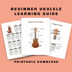 Beginner Ukulele Chords, Ukulele Learning Guide, Easy Ukulele Chords ...