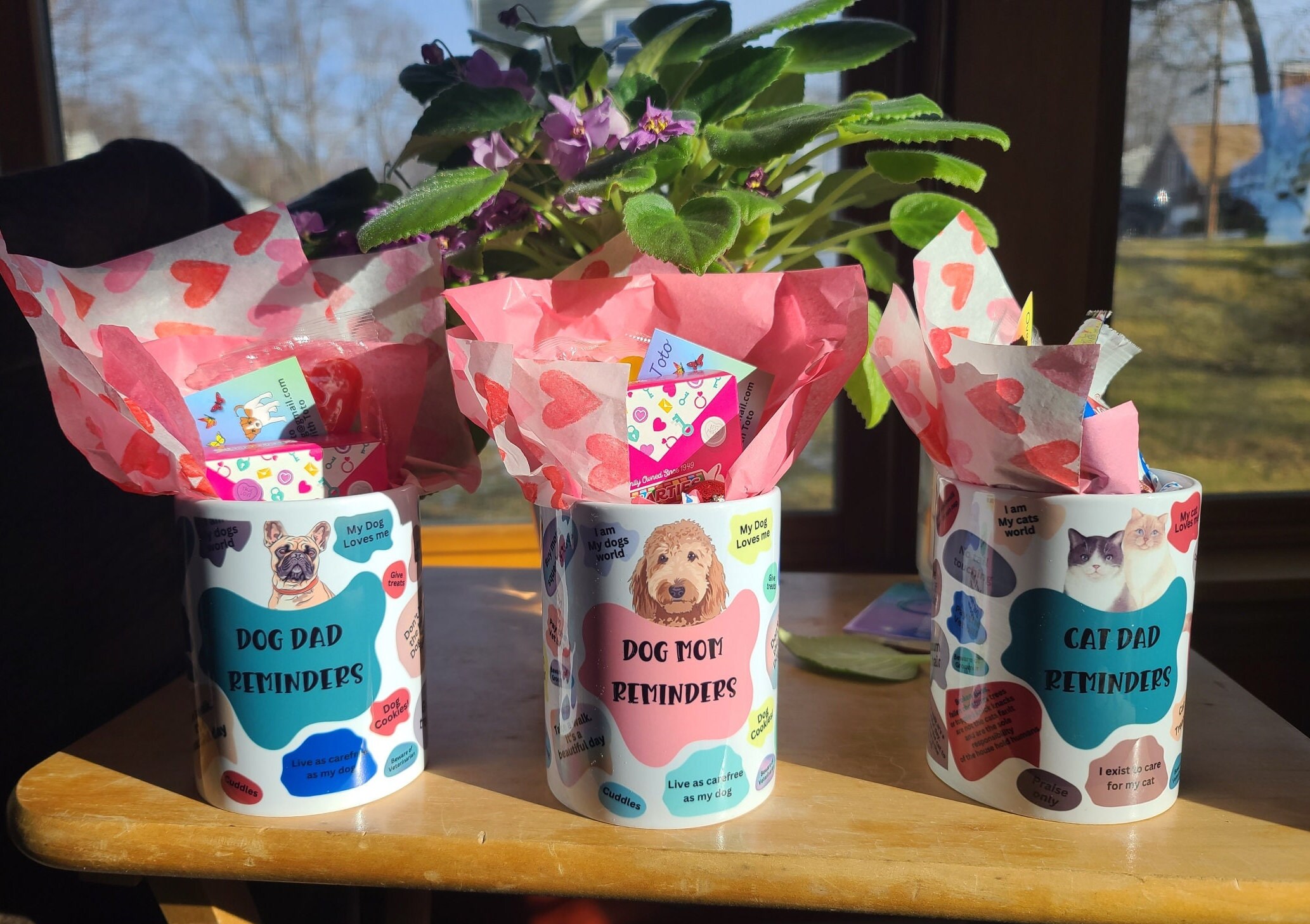 CUSTOMIZABLE Vmug From the Dog, Gift From the Cat, Reminders for Dog ...