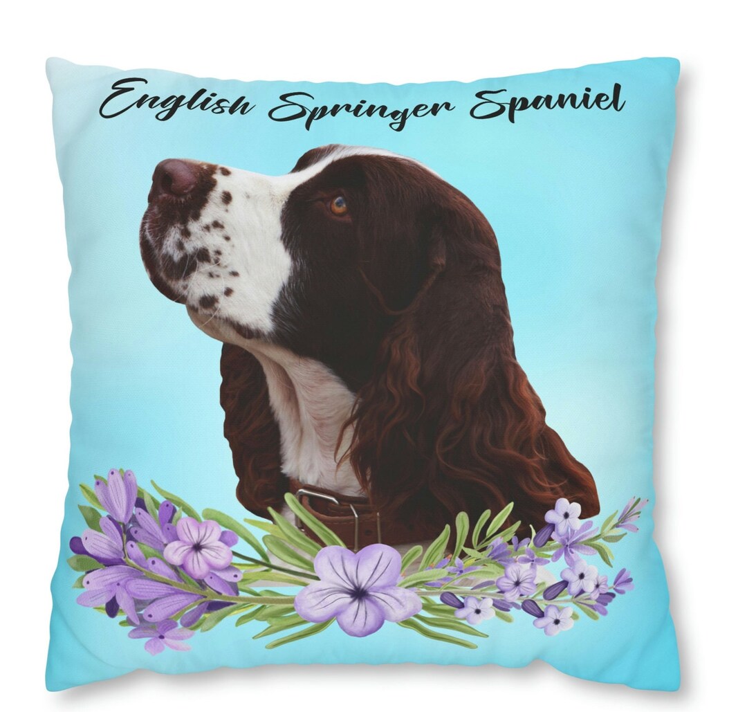 English Springer Spaniel Lovers Double Sided Throw Pillow, About the ...
