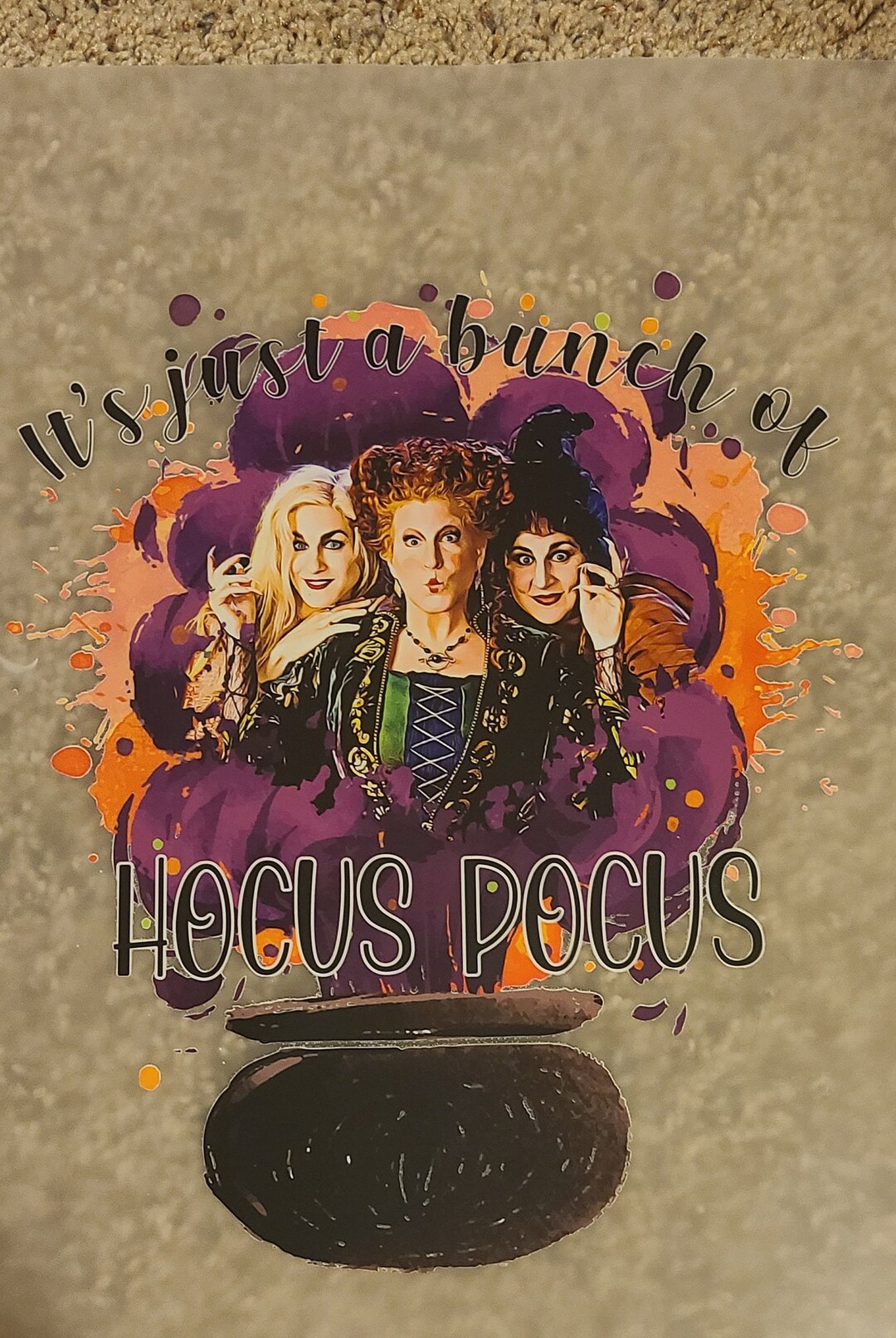 Hocus Pocus Direct to Film (DTF) Transfer - Etsy