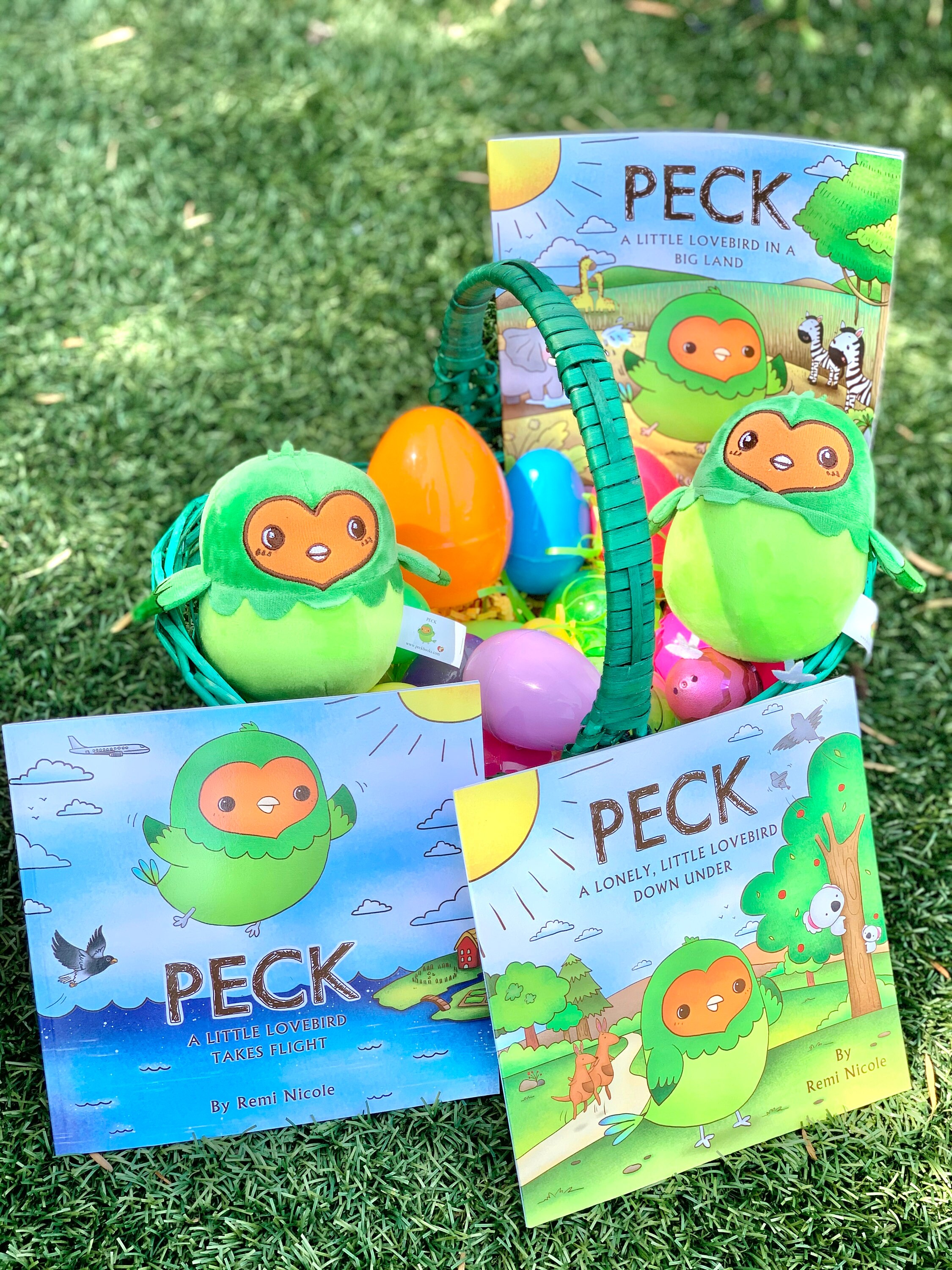 PECK the Lovebird Children's Books and Plush Easter Gift Set - Etsy