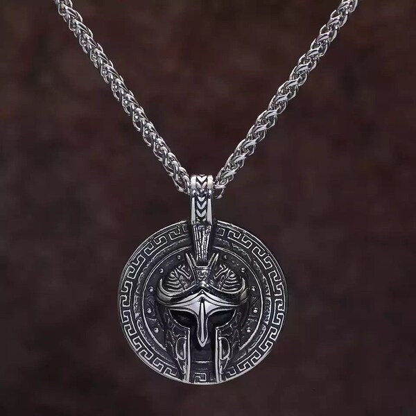 Spartan Men Necklace - Etsy