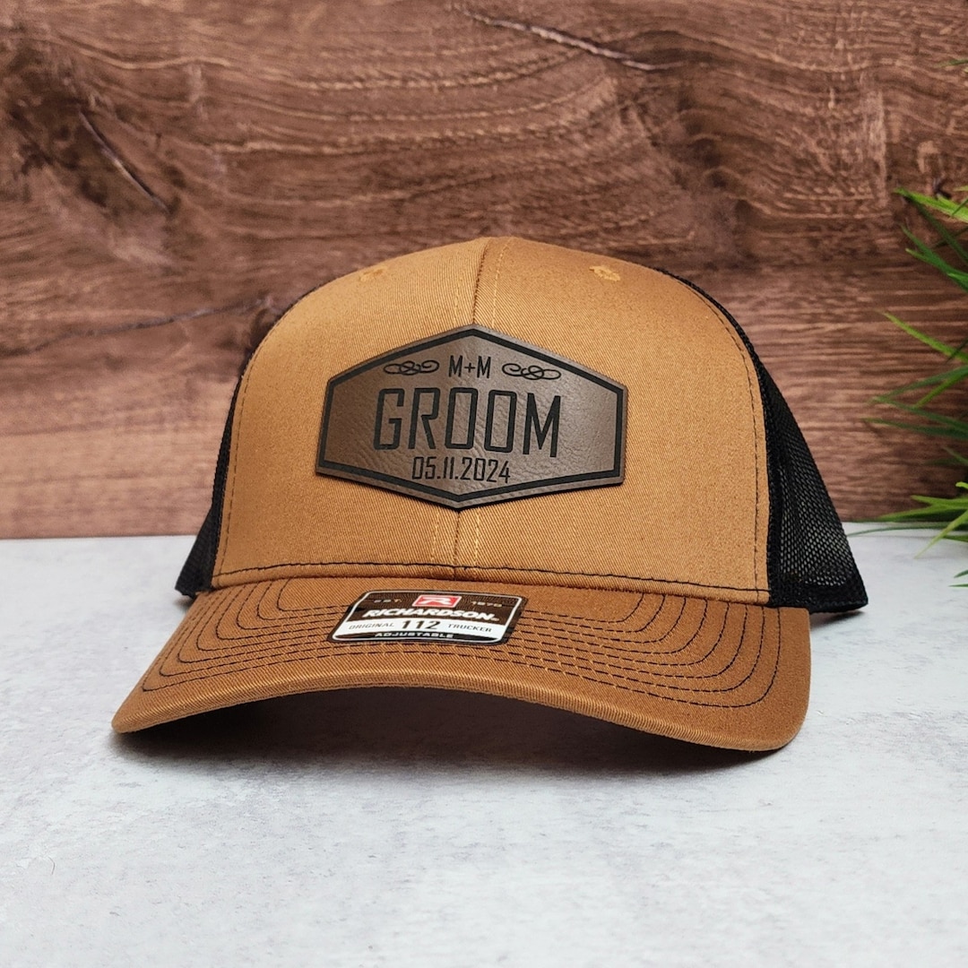 Groomsmen Hats Bachelor Party Favors Richardson 112 Custom Patch Hat ...