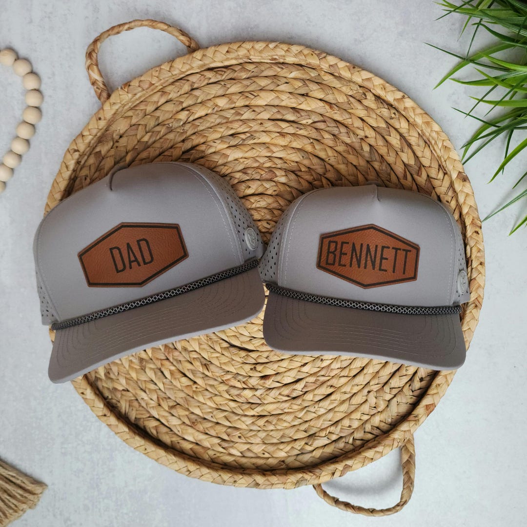 Venture Hat | Stone | Hexagon | Dad and Son Hat | Dad Gift | Baby ...