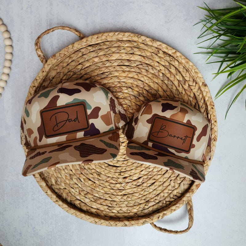 Mom Dad Cursive Hat - Etsy