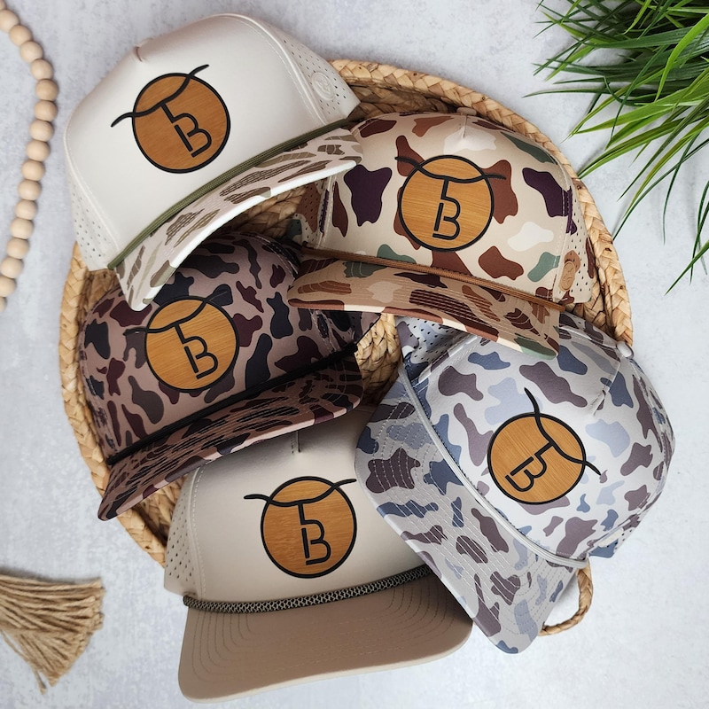 Custom Camo Dad Cap Logo - Etsy