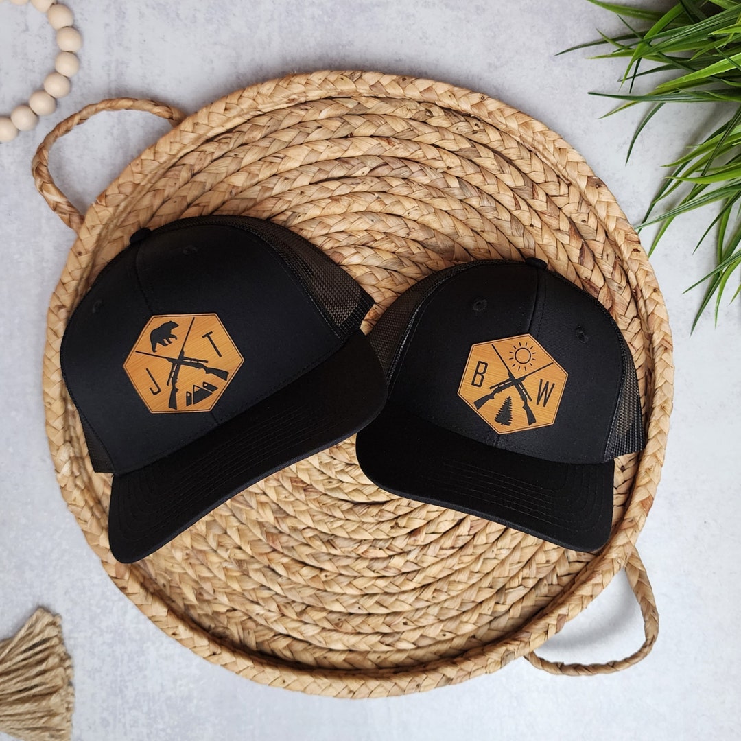 Crossed Rifles Custom Hat | Father and Son Caps | Baby Toddler Adult ...