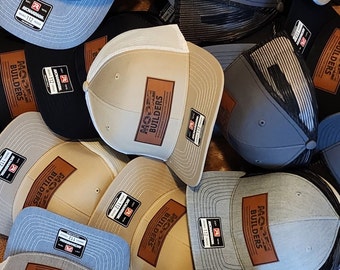 Leather Patch Hats - Etsy