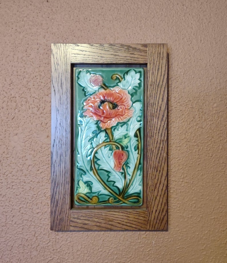 Craftsman Wall Art Tile - Etsy