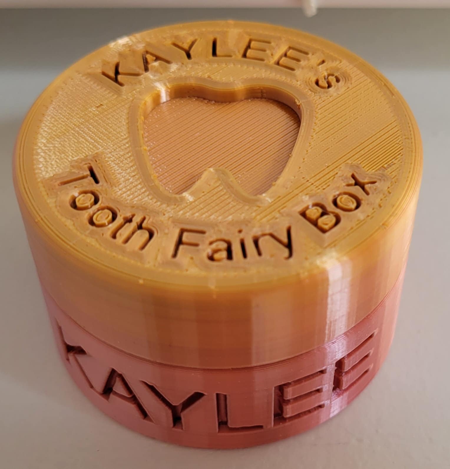 3D Printed Personalized Tooth Fairy Box - Etsy