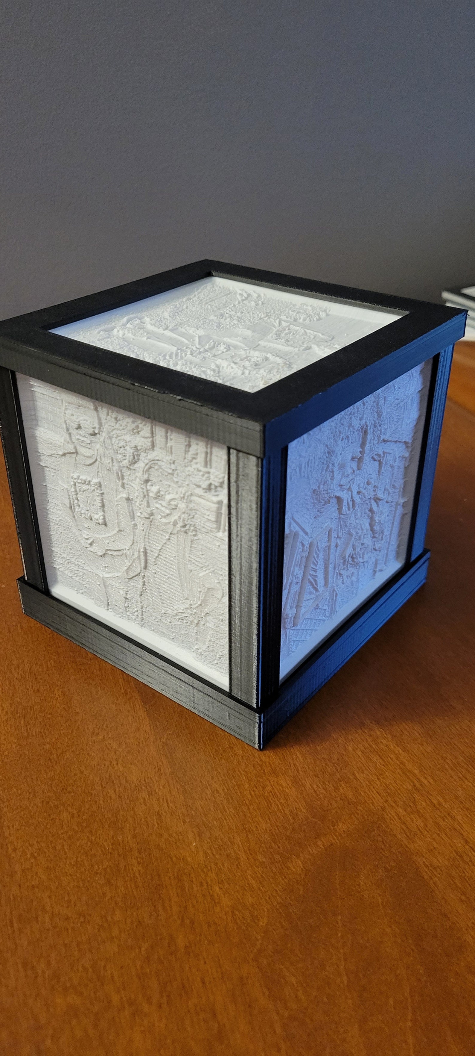 5 Picture Lithophane Cube With LED Light and Switch - Etsy