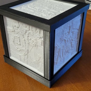 5 Picture Lithophane Cube With LED Light and Switch - Etsy