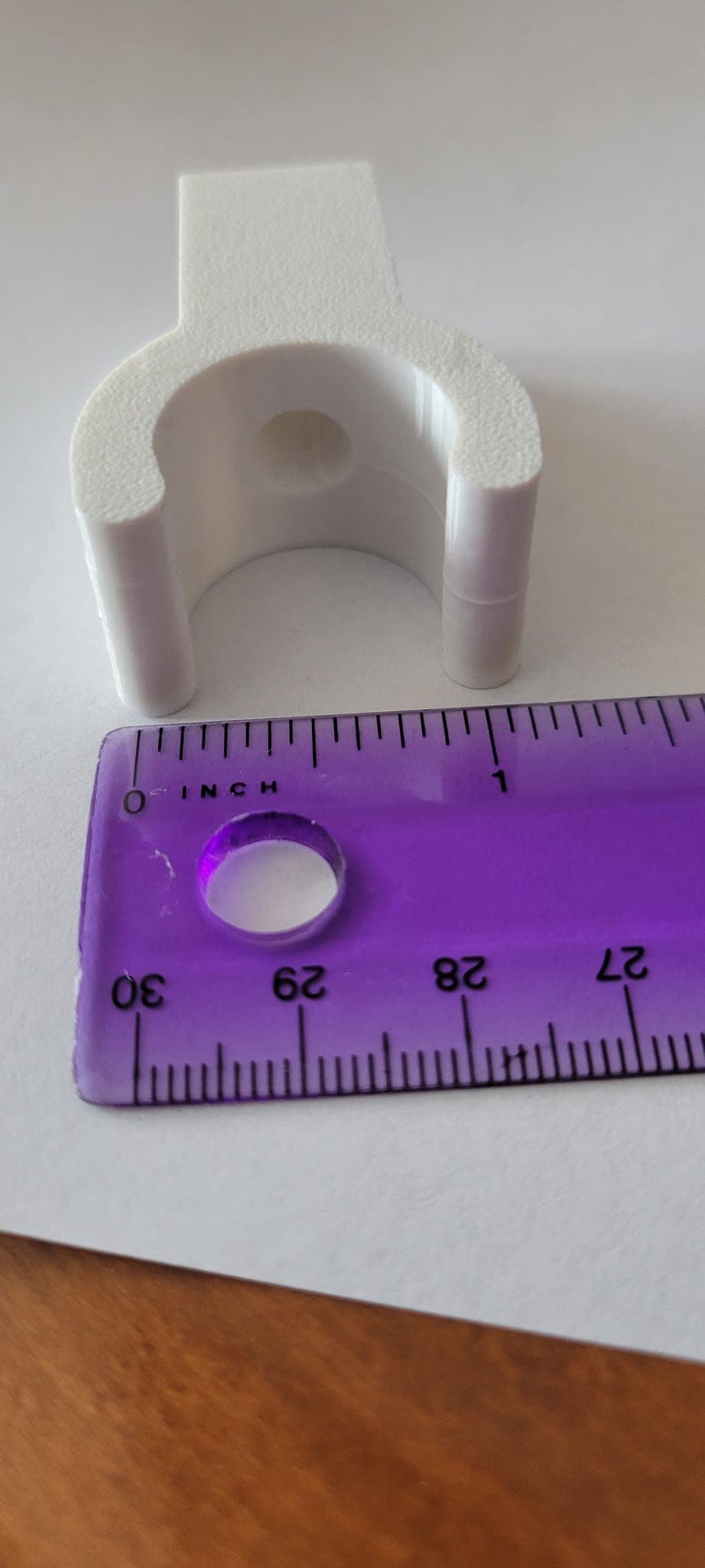 White 1/2" PVC Stand off Clip - Etsy