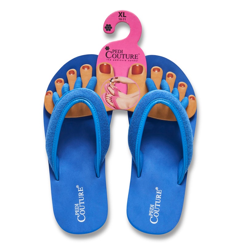 Pedi Couture Toe Separator Sandals for Women - Foam Sole Sandals ...