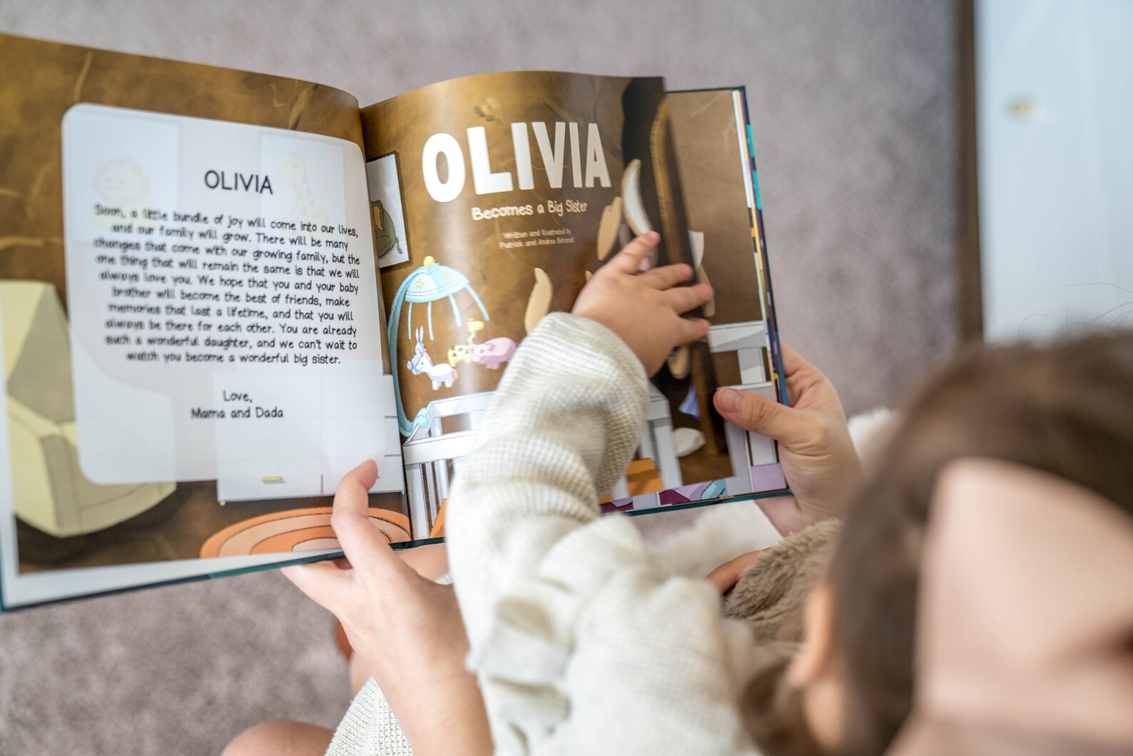 Personalized Big Sister Announcement Book Big Sister Gift - Etsy