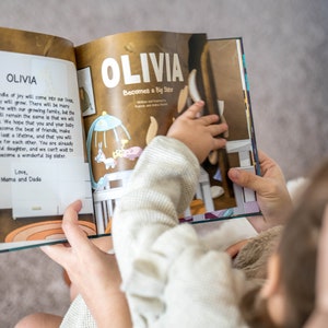 Personalized Big Sister Announcement Book Big Sister Gift - Etsy